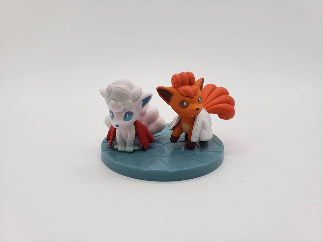 RARE Official Alolan Vulpix Figure Pokemon Center Japan Hyaku Poke Yako ...