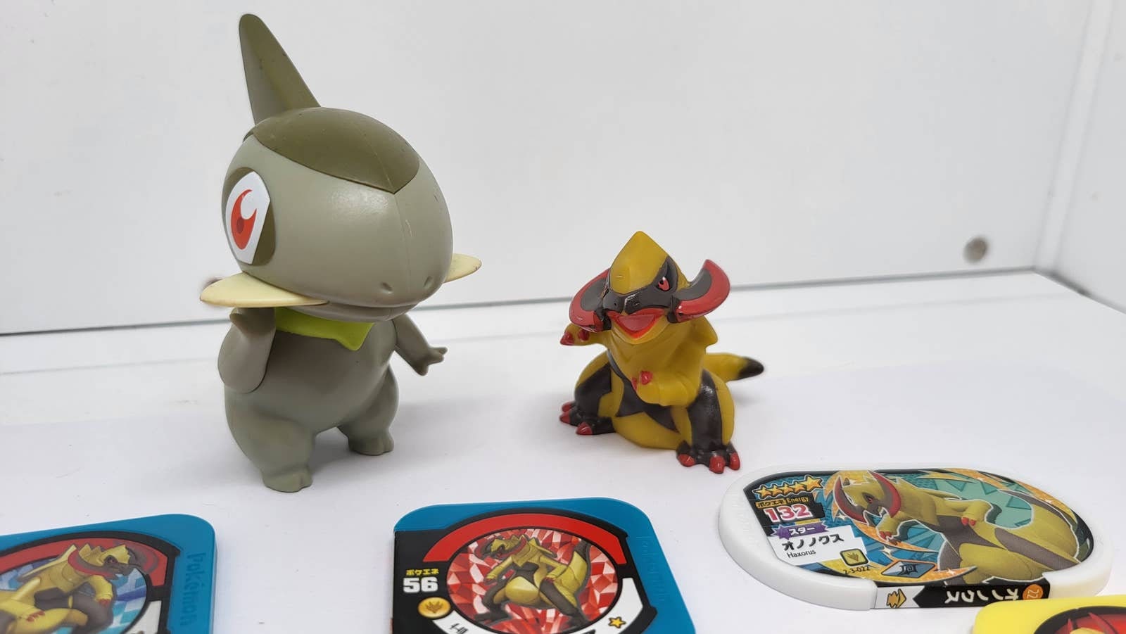 Axew Fraxure Haxorus Lot Figures Pokemon Center Tomy Bandai - Etsy
