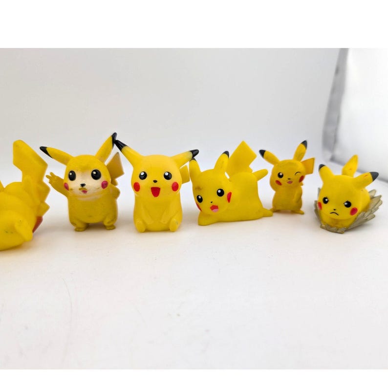 Pikachu Pokemon Finger Puppet Kids Figures Bundle Bandai - Etsy