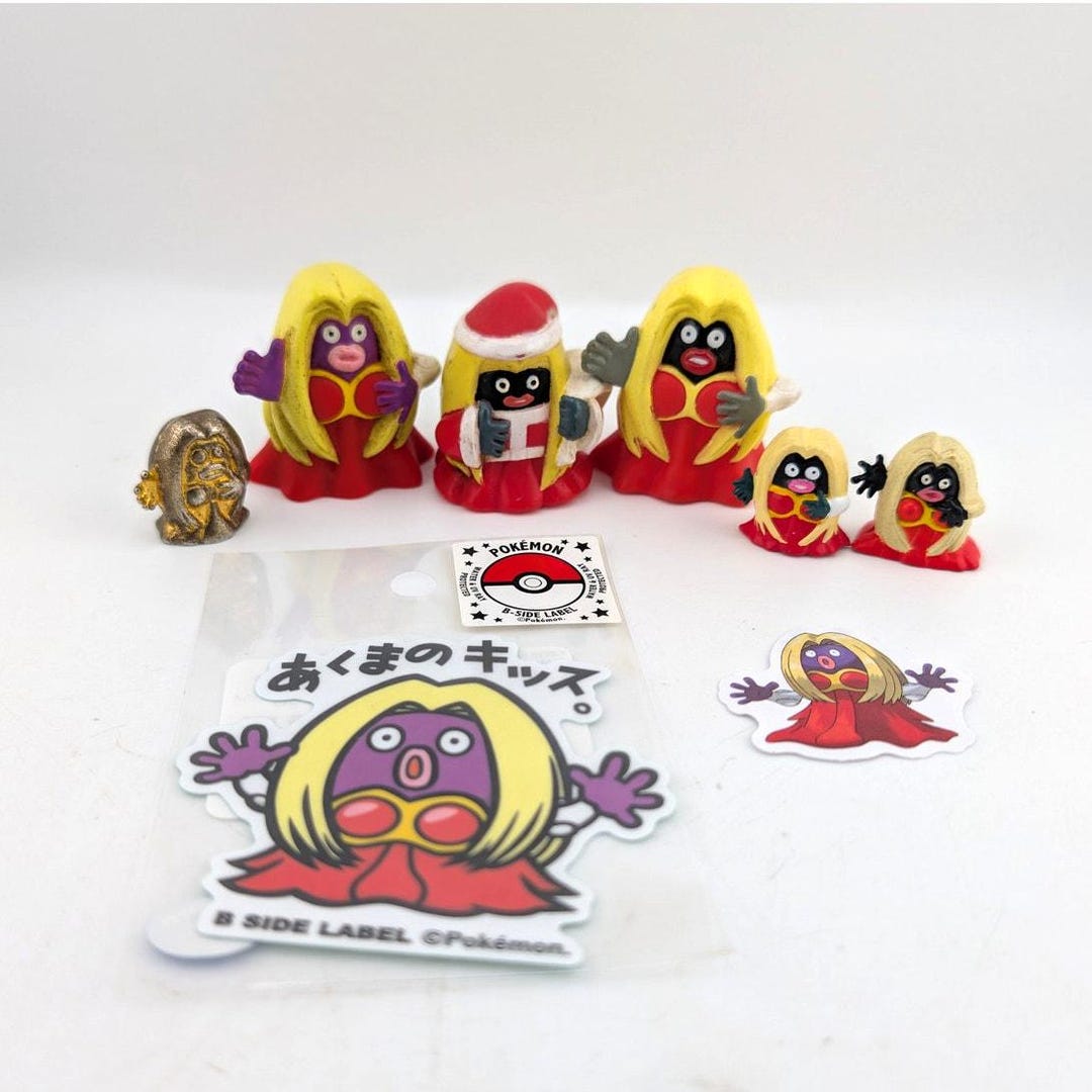 Jynx Lot Pokemon Center Bandai TOMY Toys Metal Figure B Side Label ...