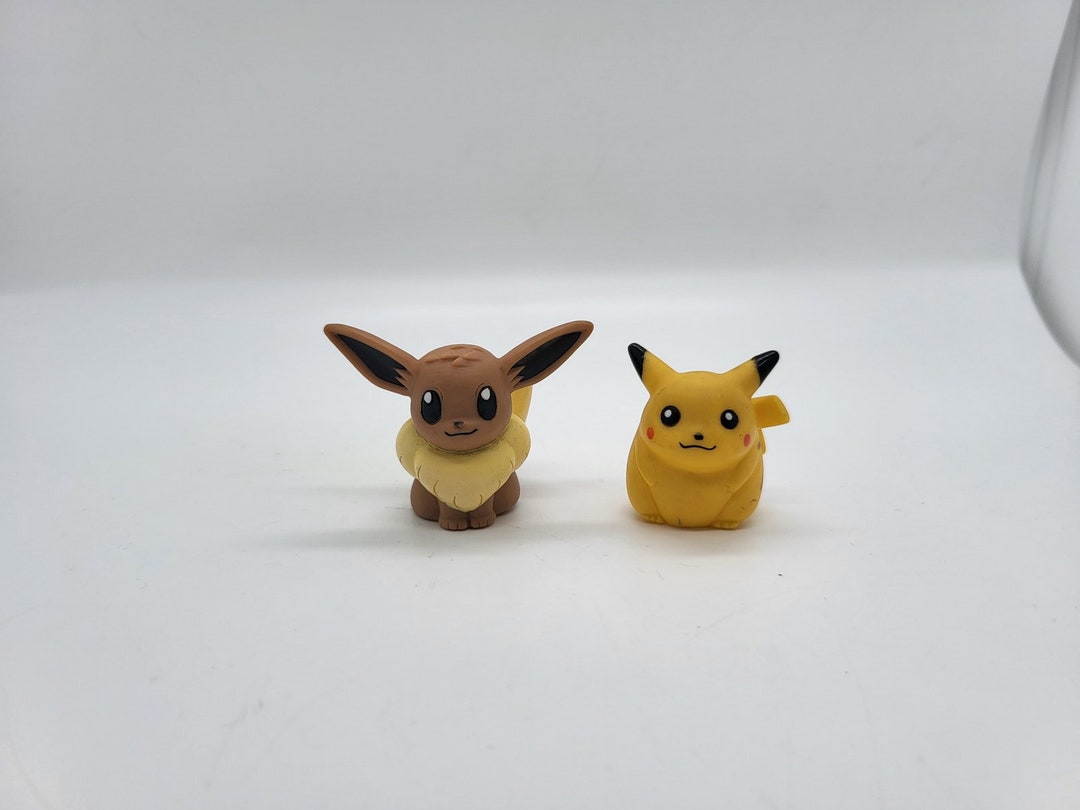 Eevee and Pikachu Finger Puppet Figure Bandai Pokemon - Etsy
