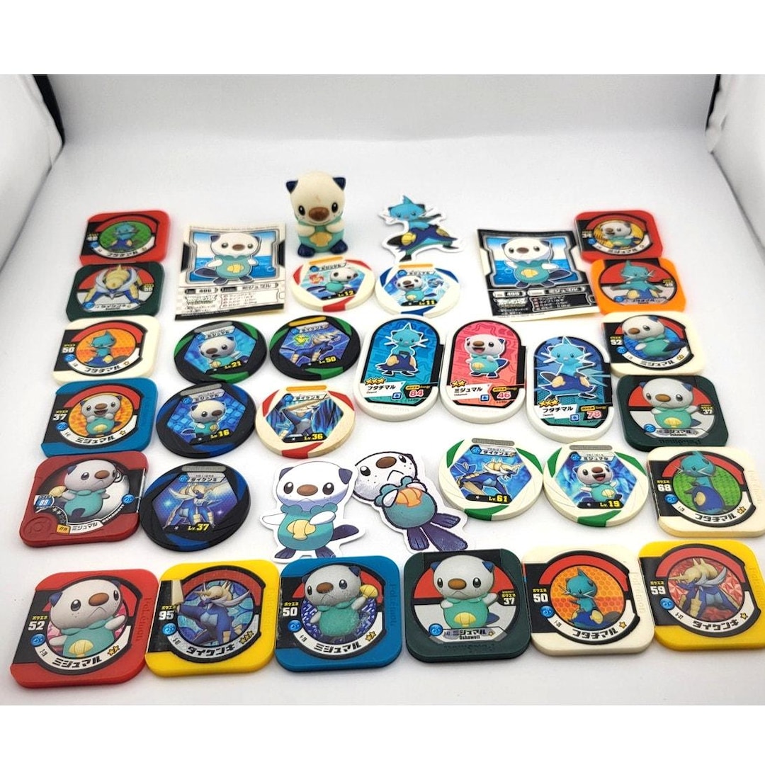 Oshawott Dewott Samurott Pokemon Center Toys Lot Figures Tomy Bandai ...
