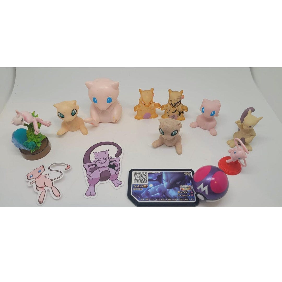Mewtwo Mew Figures Toys Lot Tomy Bandai Pokemon Center Vintage - Etsy