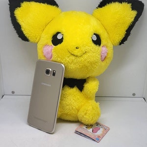 Large Fluffy Pichu Pokemon Plush Banpresto Bandai Free - Etsy
