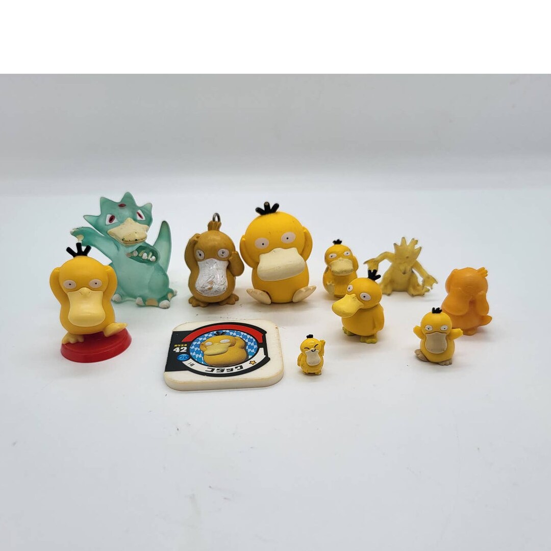Psyduck Golduck Lot Figures Pokemon Center Tomy Bandai Coins Toys ...