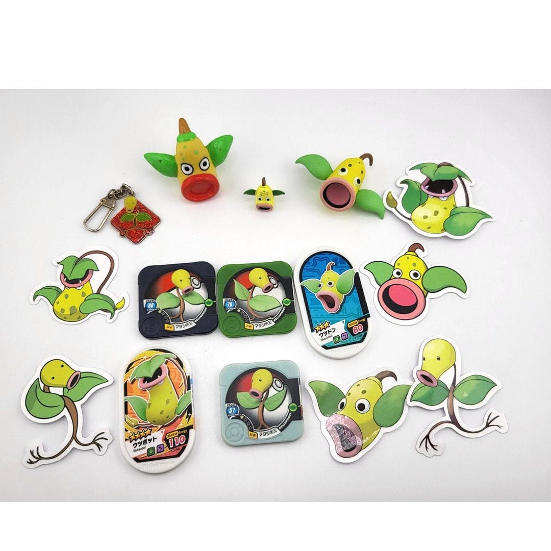 Victreebel Bellsprout Weepinbell Pokemon Center Toys Lot Figures Tomy ...