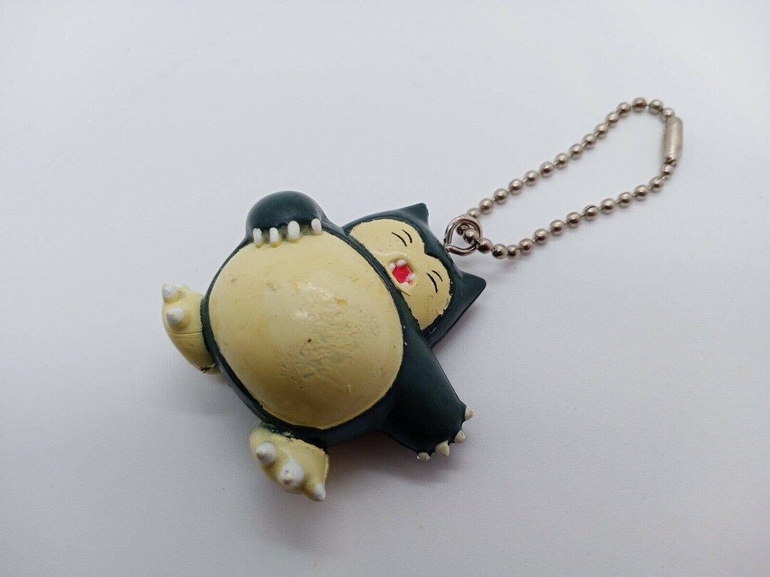 Snorlax Pokemon Nintendo Keychain Charm Phone Strap Vintage 90s #12 - Etsy