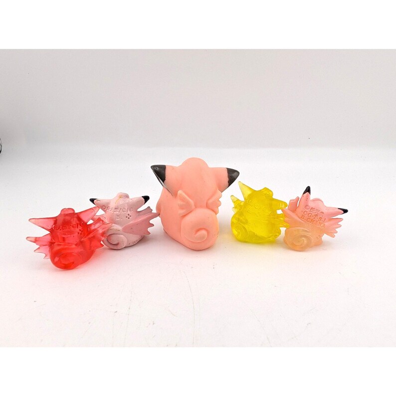 Cleffa Clefairy Clefable Lot Figures Pokemon Center Bandai Tomy Battle ...
