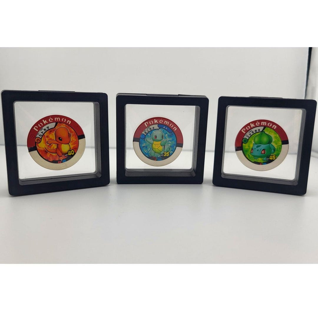 Charmander Squirtle Bulbasaur Pokemon Battrio Coin TOMY Token+ FREE ...