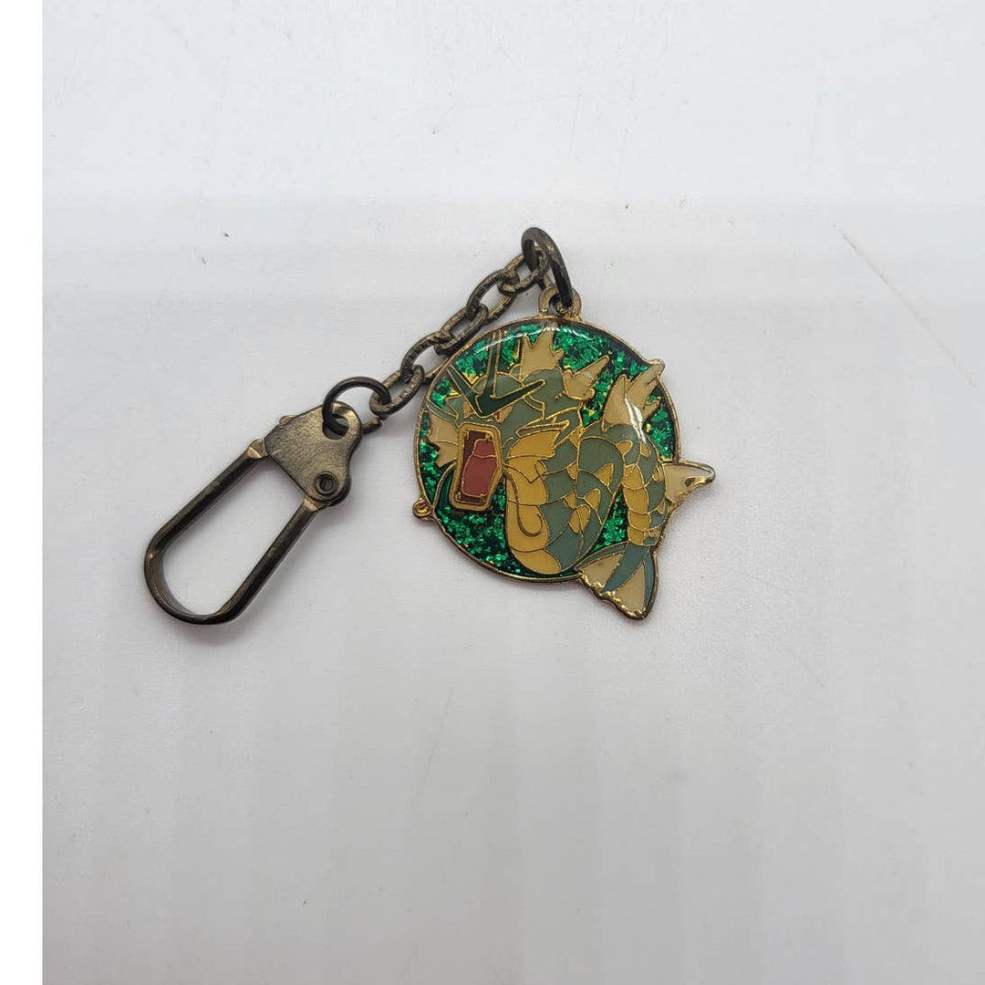 Gyarados Vintage Pokemon Metal Enamel Keychain Charm Figure Gacha ...