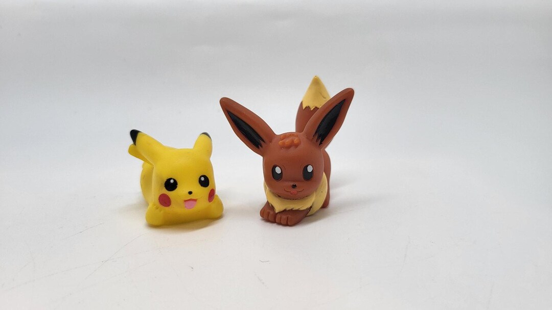 Eevee and Pikachu Finger Puppet Figure Bandai Pokemon - Etsy