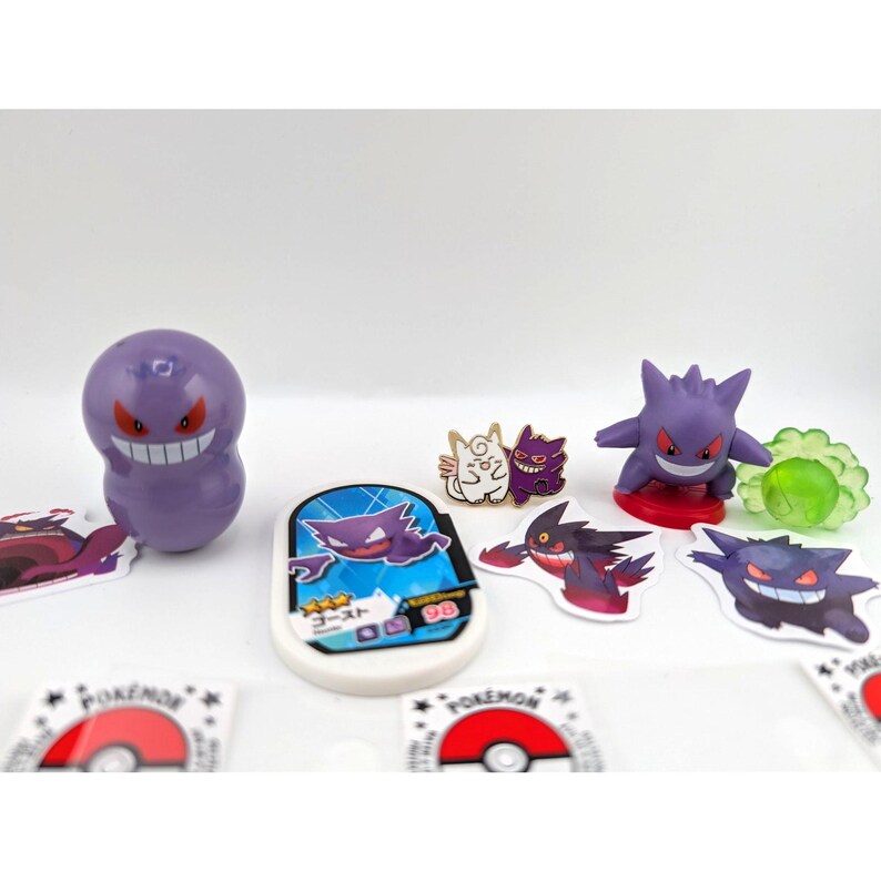 Gastly Haunter Gengar Pokemon Center Figures Toys Lot Bundle Tomy ...