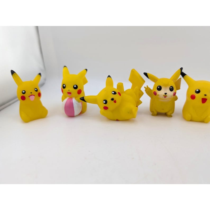 Pikachu Pokemon Finger Puppet Kids Figures Bundle Bandai - Etsy