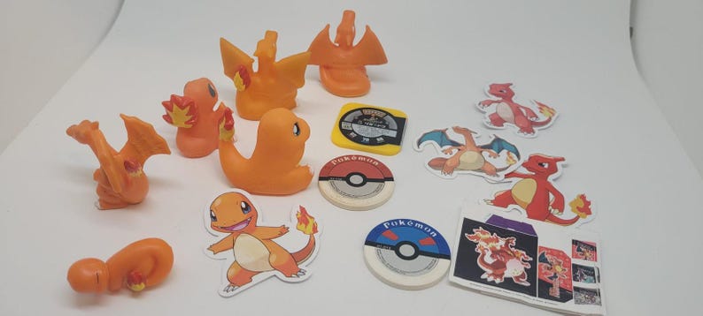 Charmander Charizard Charmeleon Lot Figures Pokemon Center Tomy Bandai ...