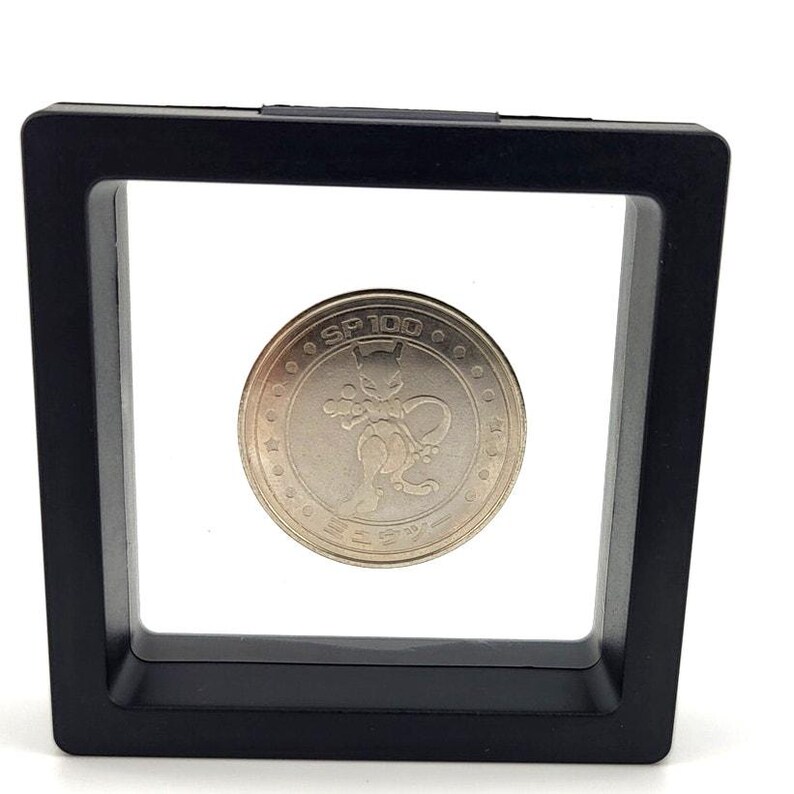 Mewtwo Pokemon Japanese Metal Battle Coin Medal Nintendo + Free Case - Etsy
