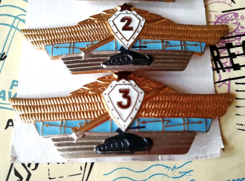 Tankmaster Badges Soviet Army Award Badges Master Tanker - Etsy