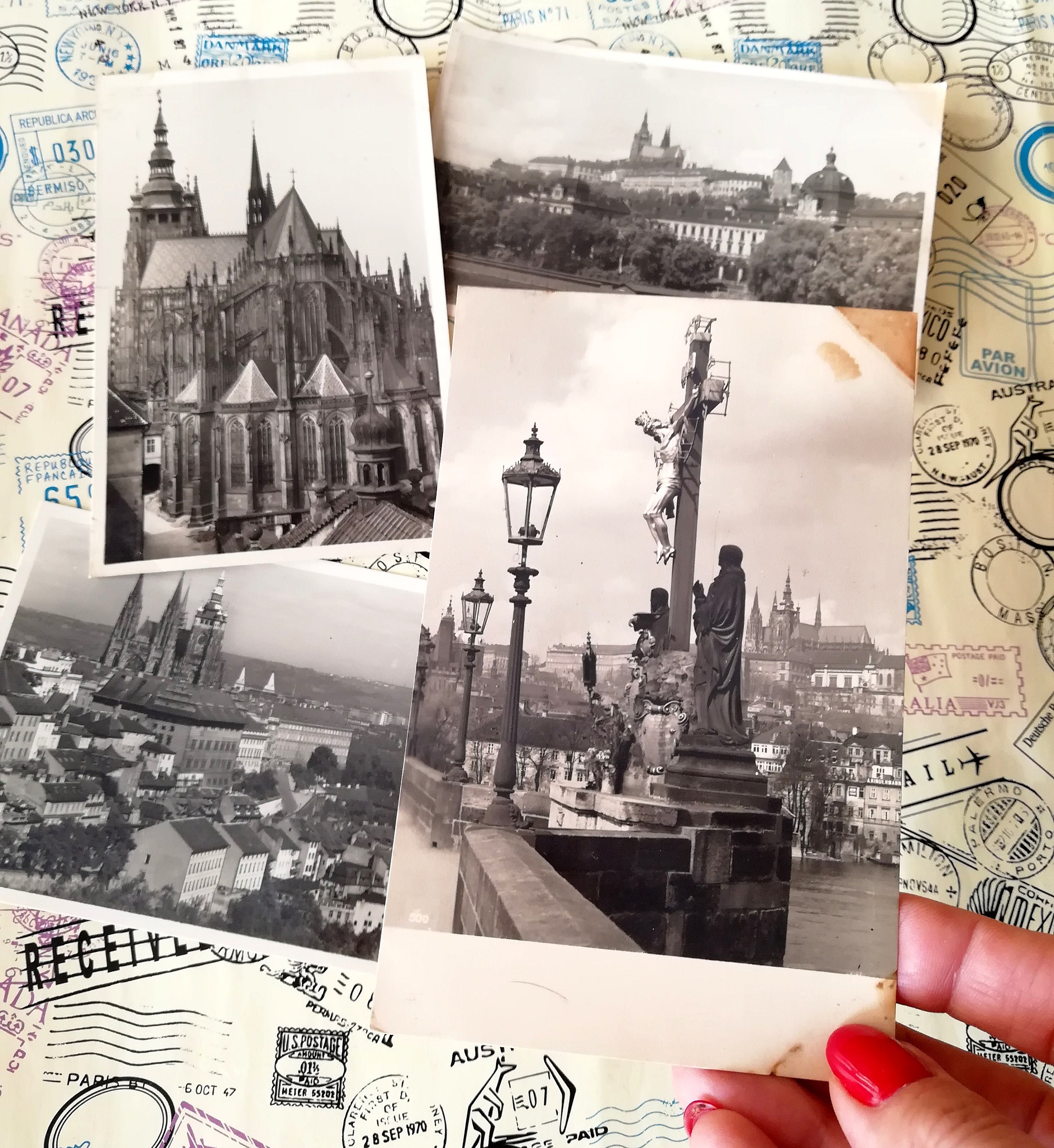 Praha Prague Czechoslovakia Vintage Unused Postcard Czech - Etsy