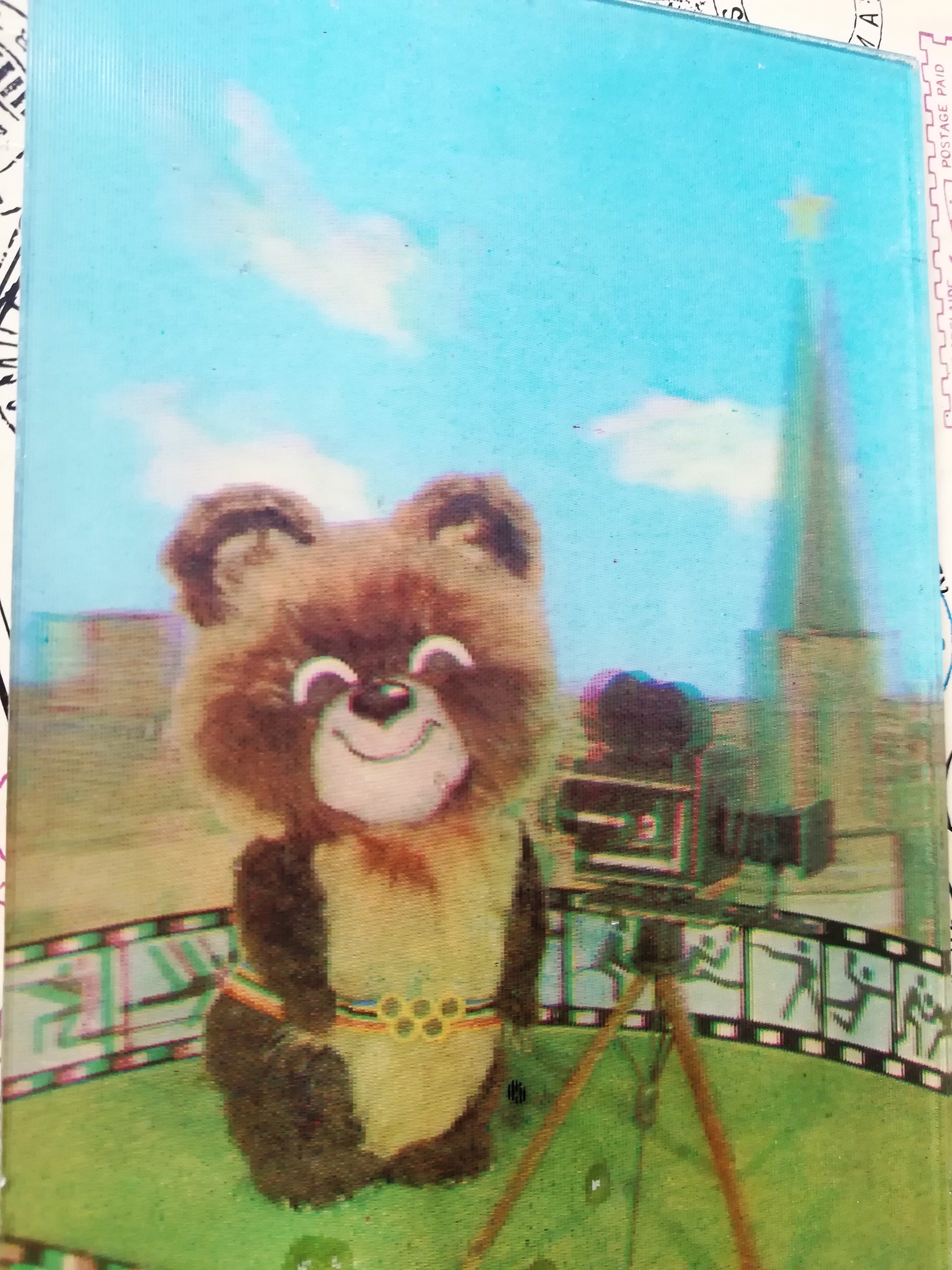 Olympic Bear Misha Moscow-80 Official Mascot of Moscow - Etsy