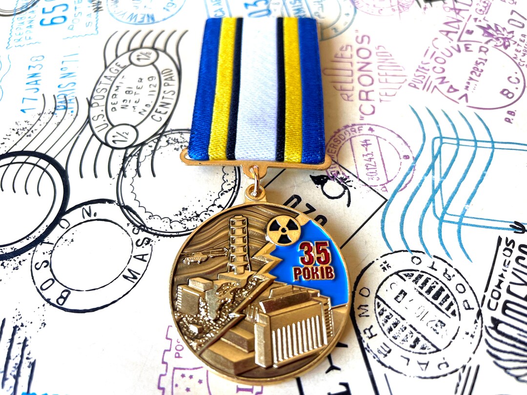 Chernobyl Disaster Commemorative Badge: 35 Years Rarity Pin - Etsy