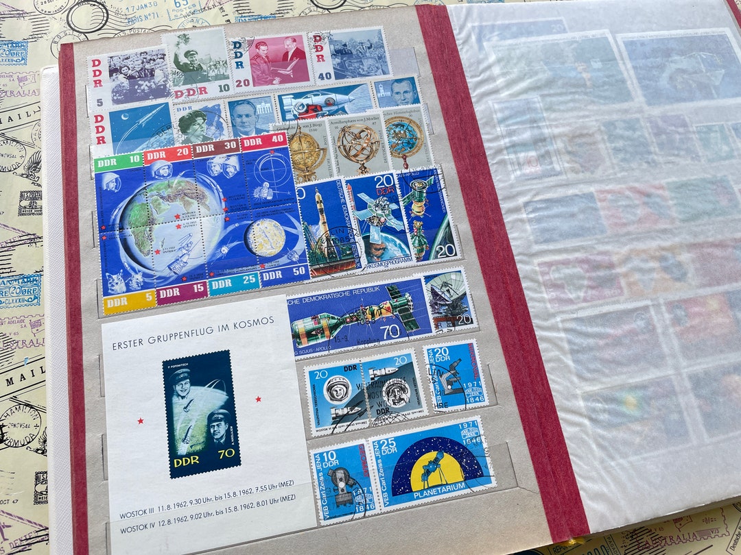 Space Stamps, Big Stamp-album, Philately Album With Stamps, Big Mint ...