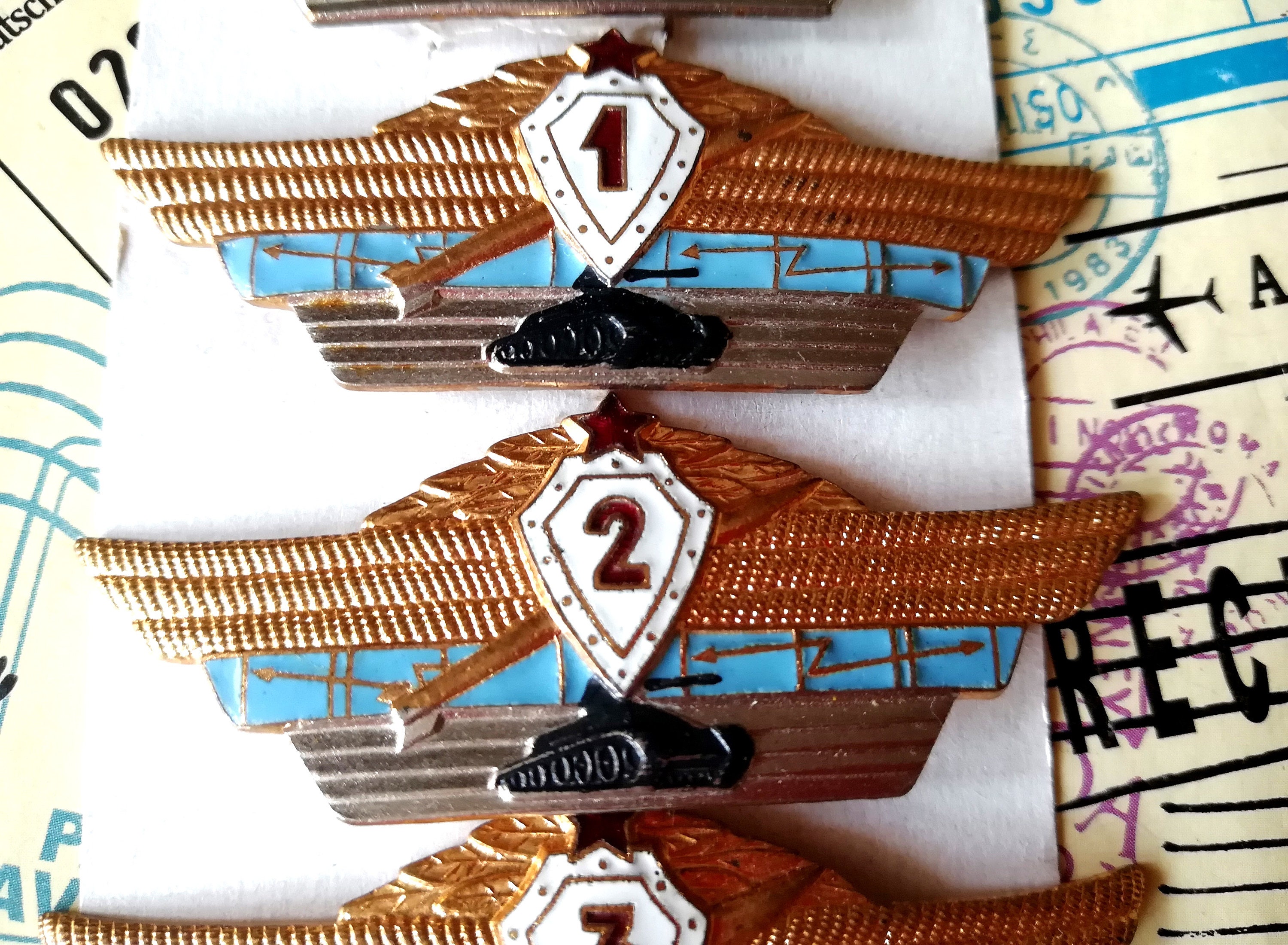 Tankmaster Badges Soviet Army Award Badges Master Tanker - Etsy