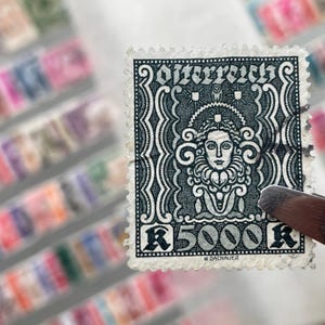 Set #2 of About 600 Vintage Postage Stamps, Collection of the Oldest ...