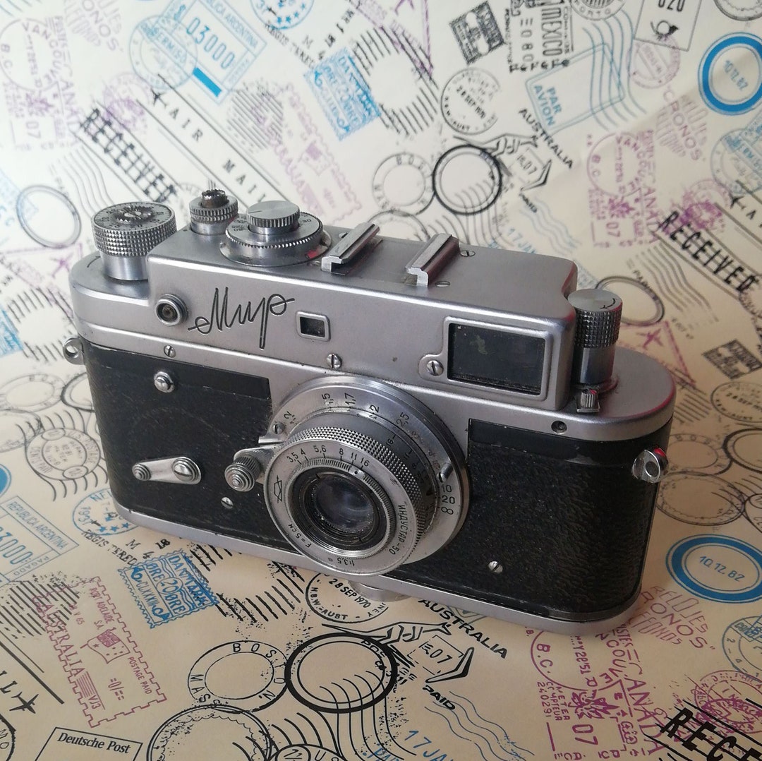 Soviet Photo Camera MIR, Vintage Photo Camera, Original Lens Industar ...