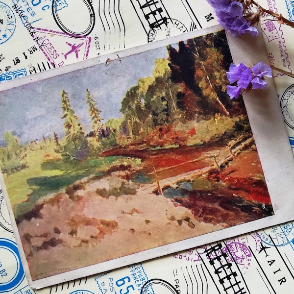 Russian Postcards - Etsy