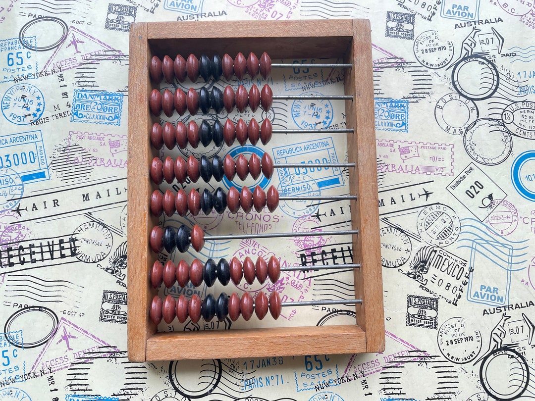 Small Abacus, Vintage Soviet Abacus, Retro Accountant Accessory, Home ...
