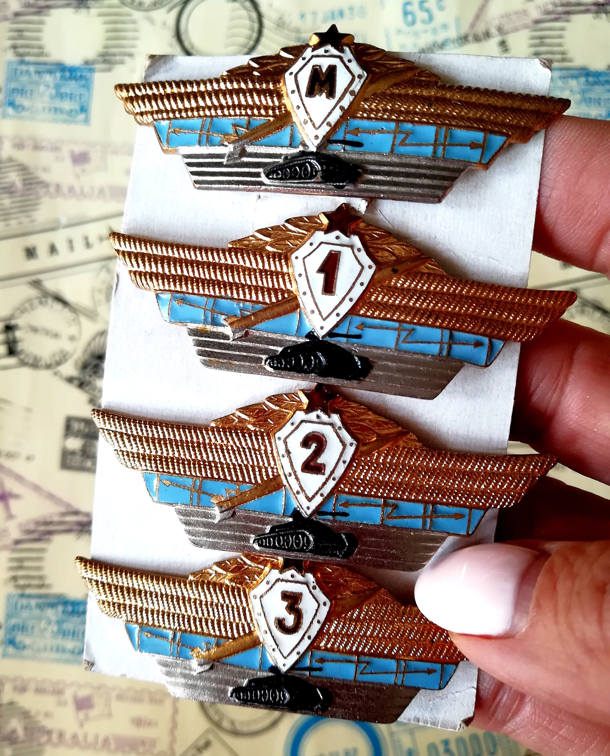 Tankmaster Badges Soviet Army Award Badges Master Tanker - Etsy