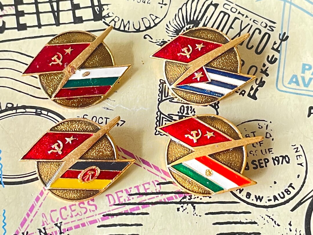 Space Soviet Program, International Space Flights, Vintage Collectible ...