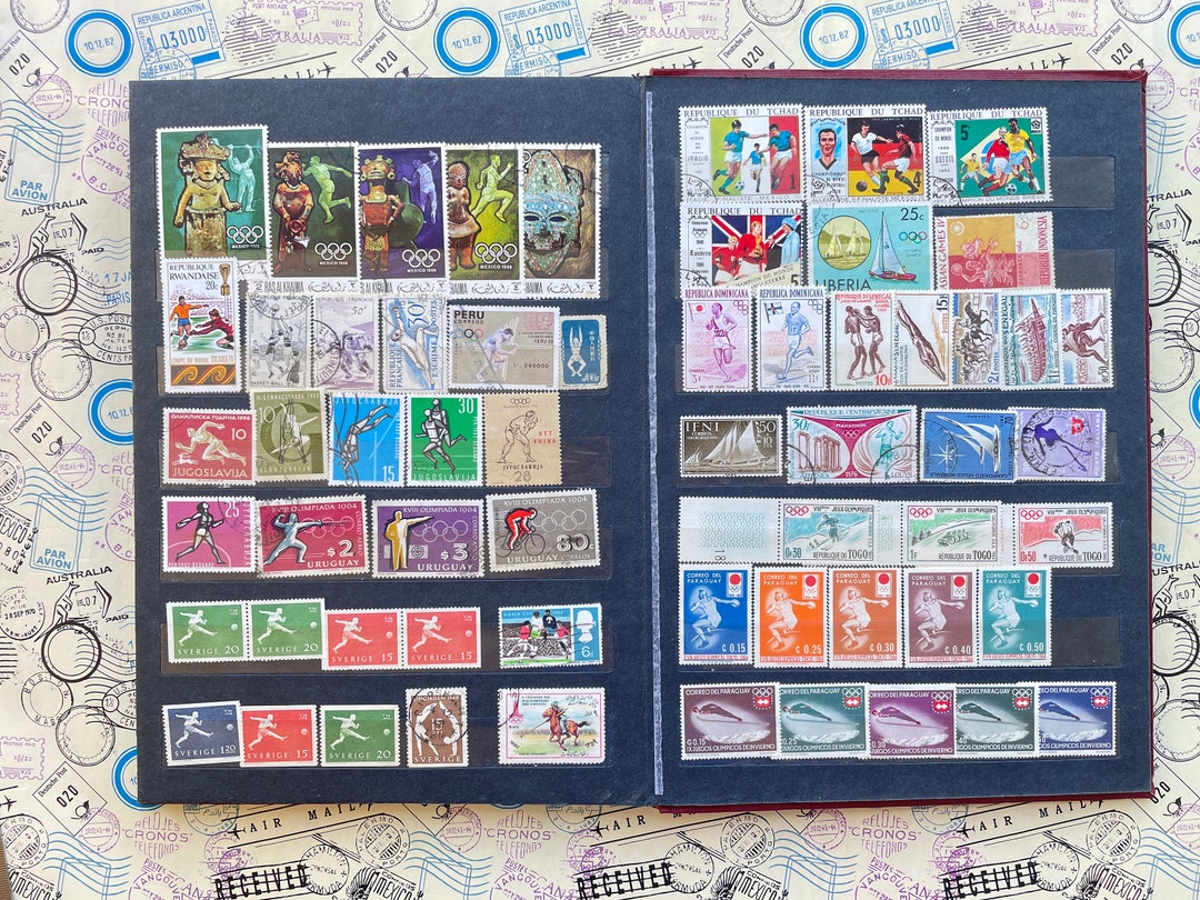 Sports Stamps, Big Stamp-album, Olympic Stamps, Philately Album, Big ...