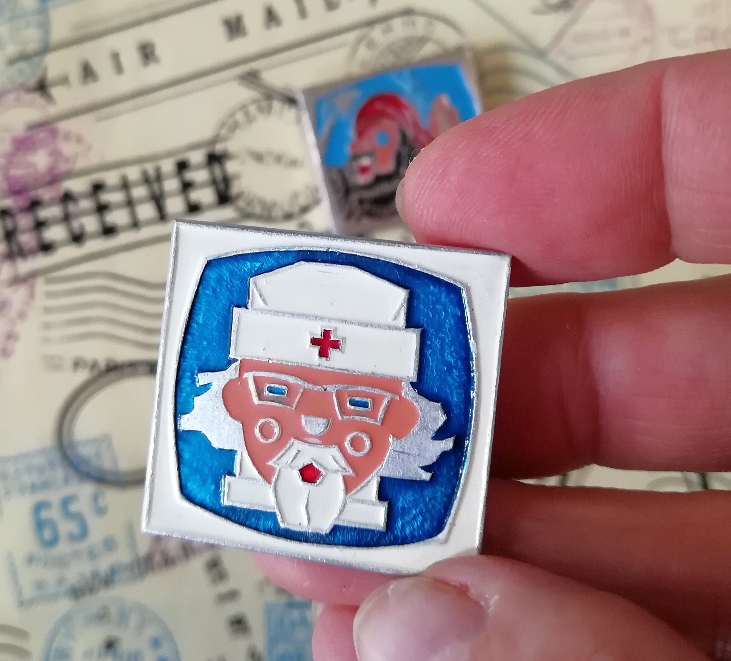 Aibolit and Barmaley Cartoon Characters Vintage Soviet Pins - Etsy