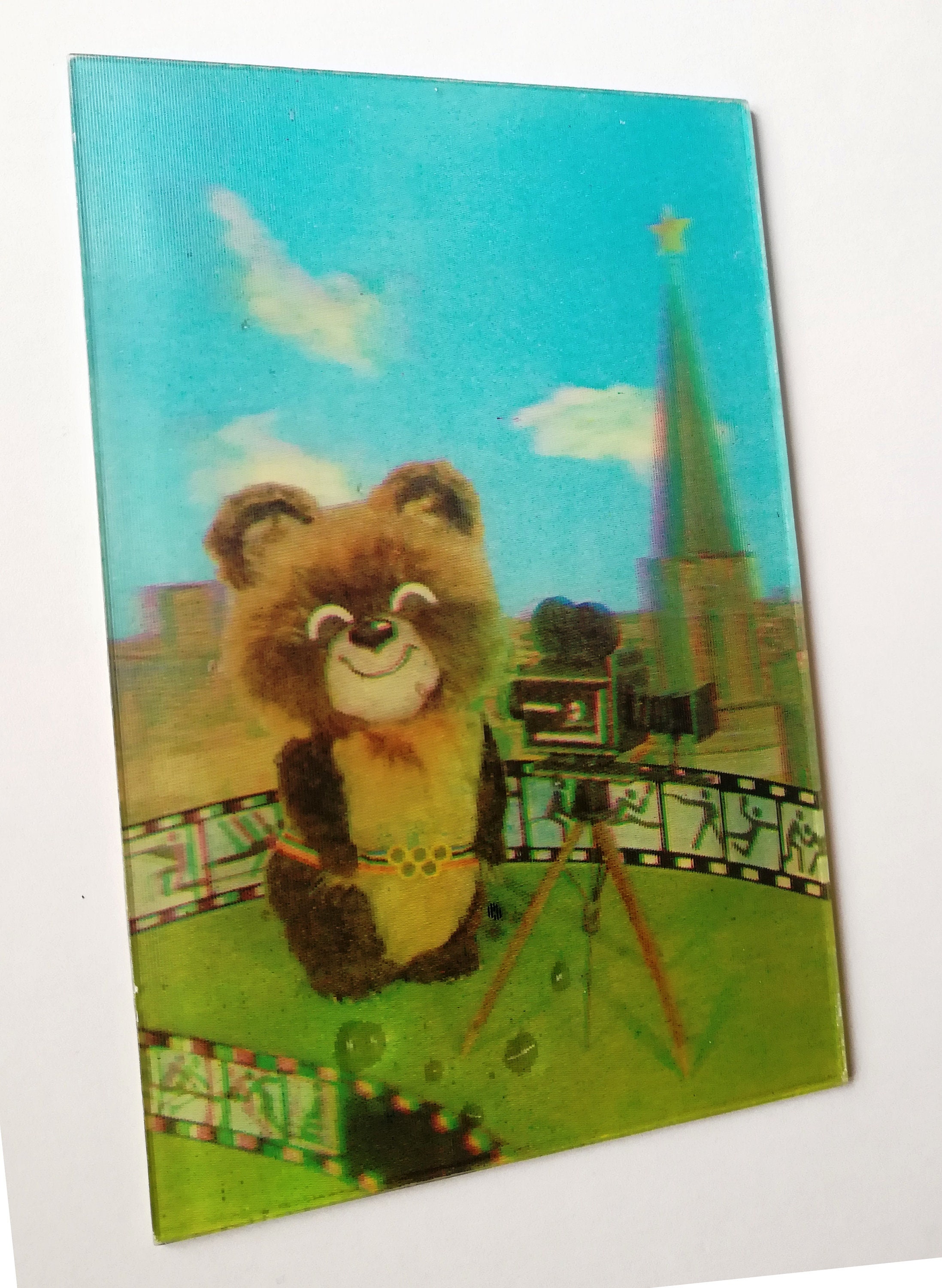 Olympic Bear Misha Moscow-80 Official Mascot of Moscow - Etsy