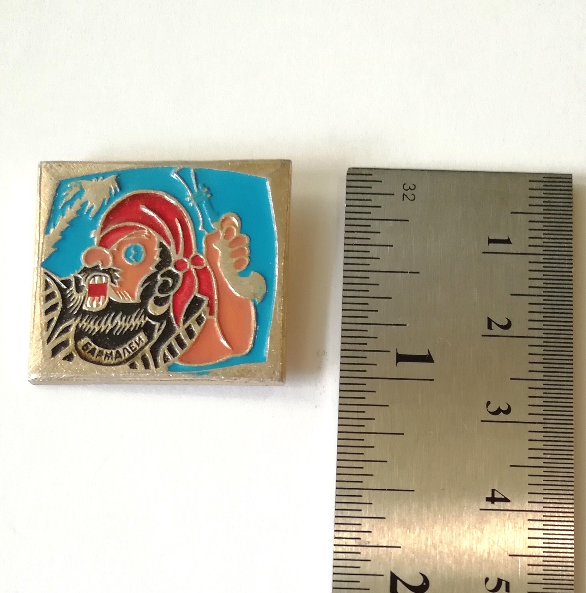 Aibolit and Barmaley Cartoon Characters Vintage Soviet Pins - Etsy