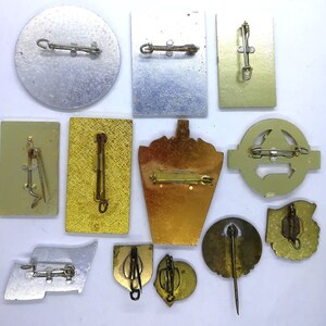 DDR Badges, Mystery Set of East German Pins, Original Vintage Pins, 10 ...