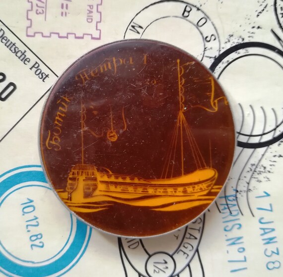 Set of 3 Badges Collectible Pins destroyer Ships of Russia Science ship ...