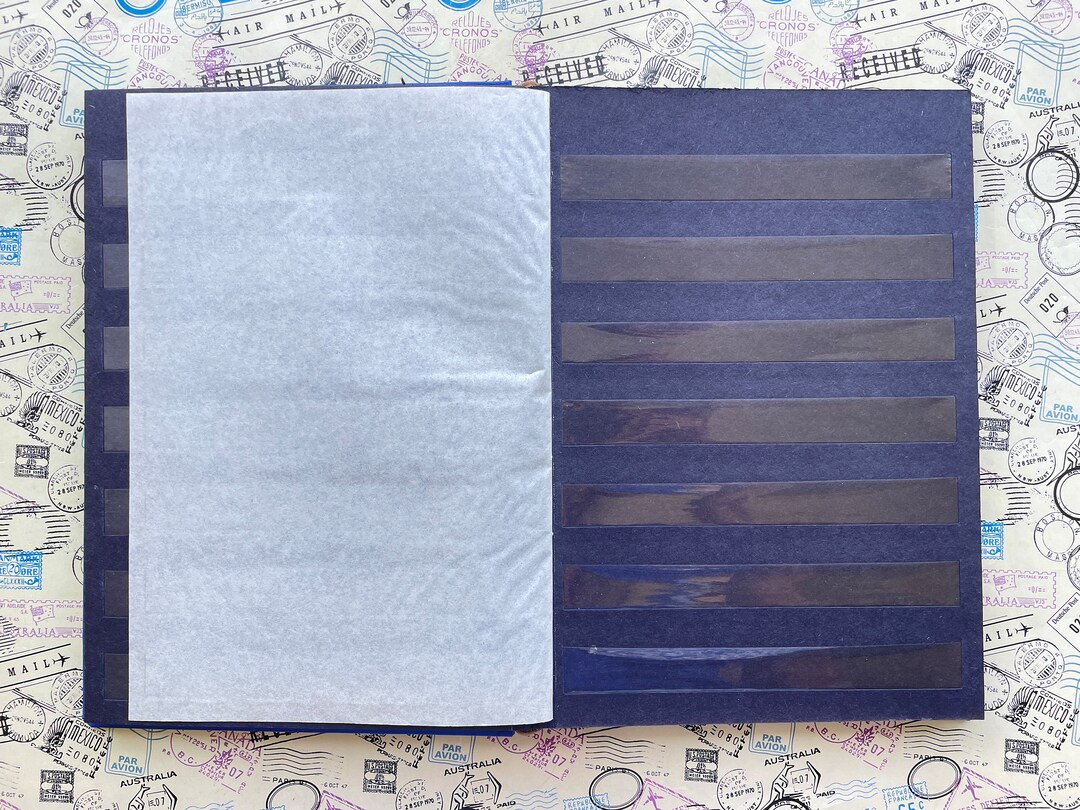 Big Empty Stamp-album, Postal Stamp Book, Philately Album, Rare Soviet ...
