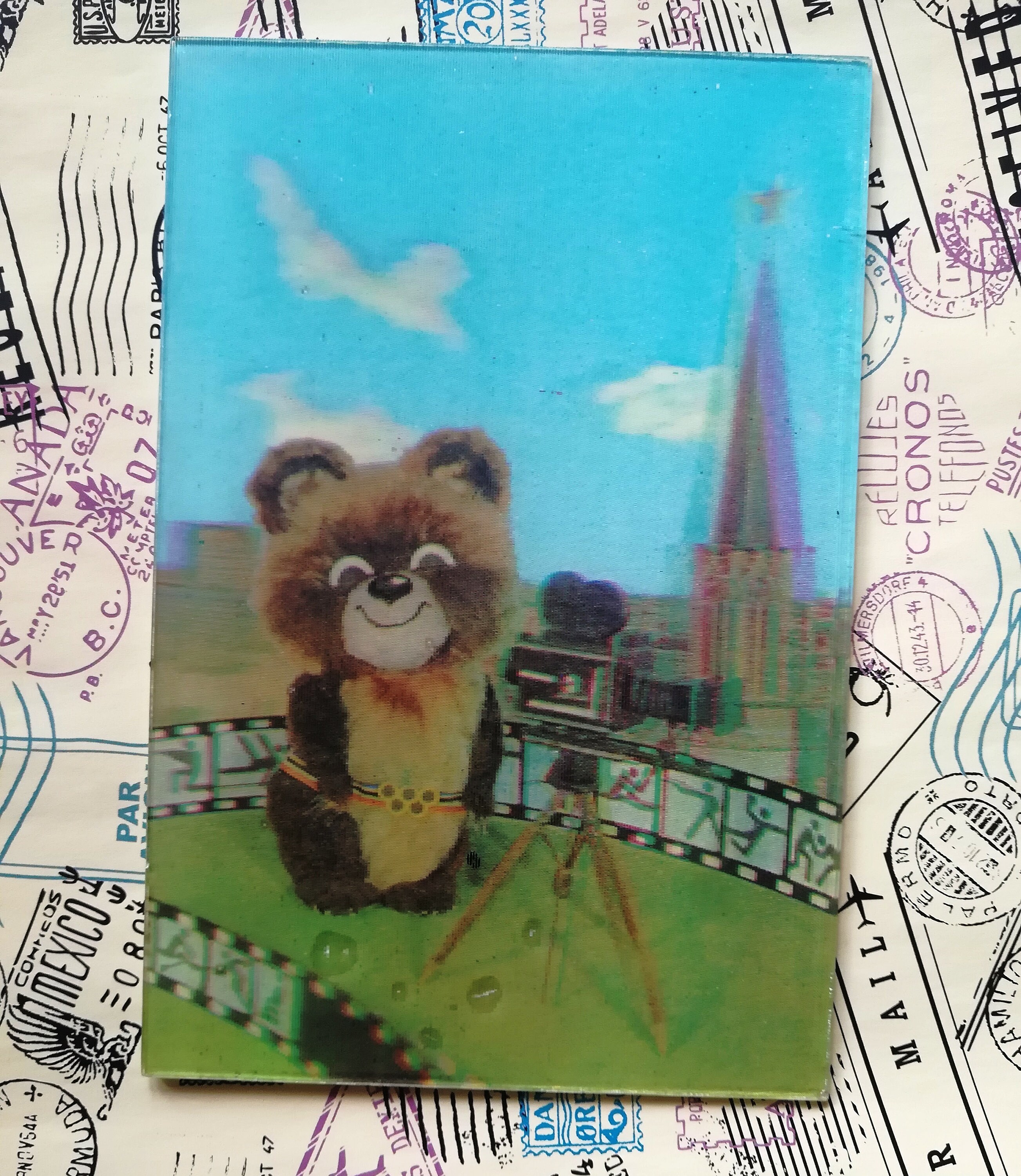 Olympic Bear Misha Moscow-80 Official Mascot of Moscow - Etsy