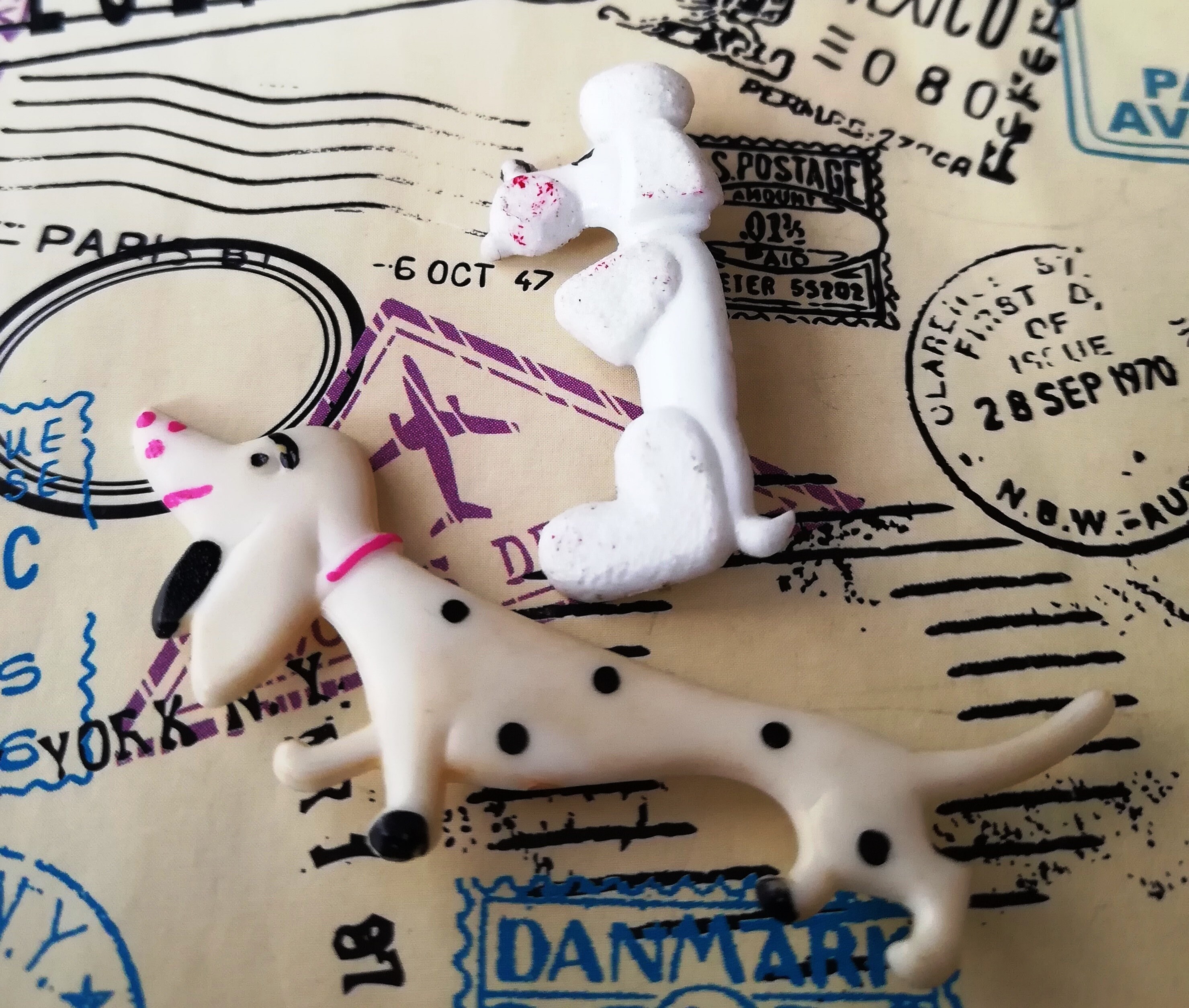 Dog pin badges Backpack badges Jacket decoration Set of 2 | Etsy