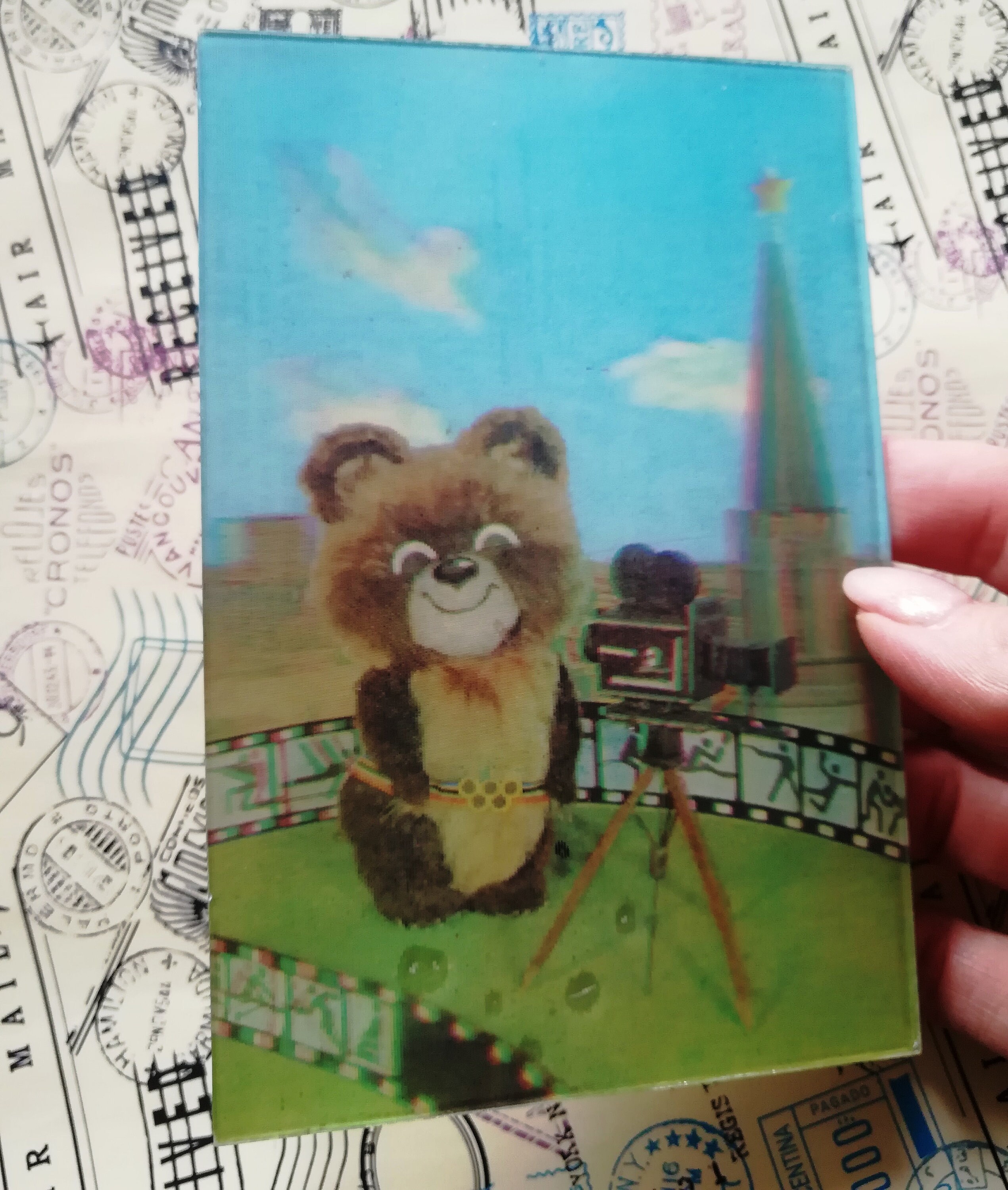 Olympic Bear Misha Moscow-80 Official Mascot of Moscow - Etsy