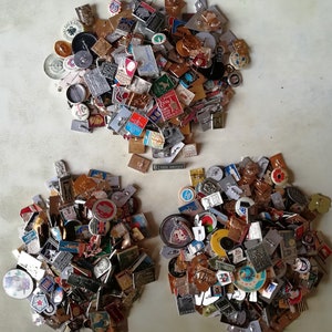 Soviet Pins, Mystery Box of 25 Vintage Enamel Metal Pins, Vintage ...