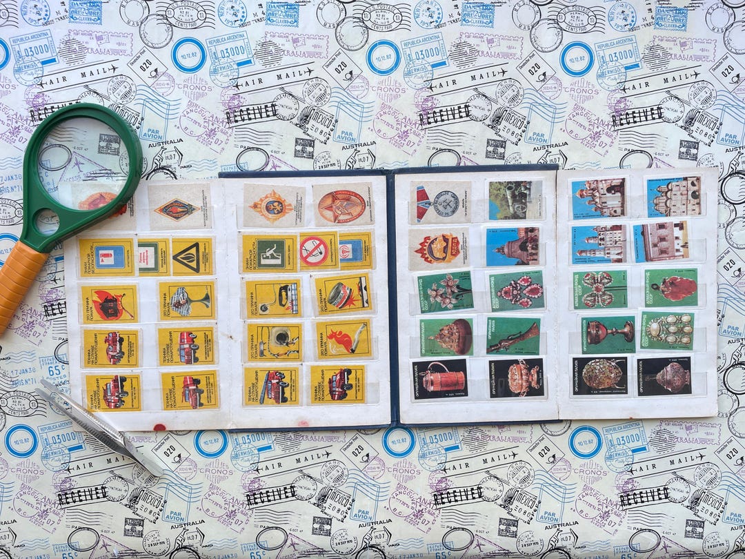 Soviet Matchbox Labels Collection 2 42 Labels in Album Architecture Art ...