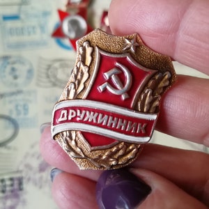 Communism Pins, Set of 5 Soviet Badges, Soviet Propaganda, Vintage ...