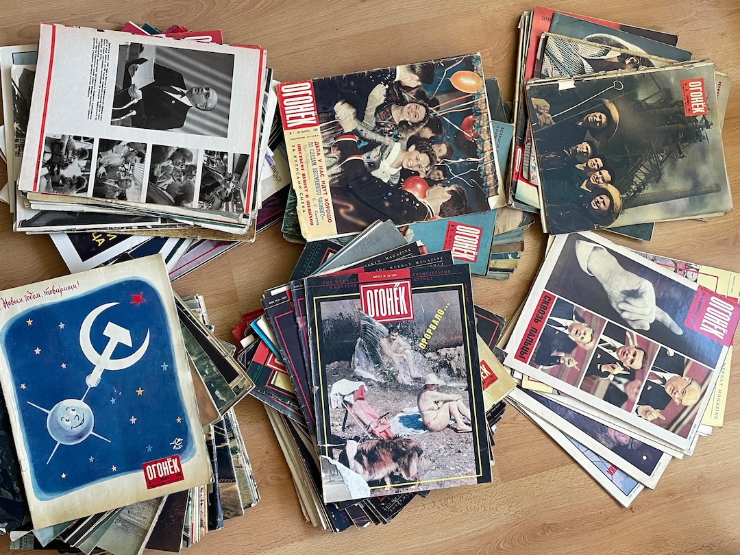 Ogonyok Magazine Soviet - Complete Annual Sets of (1956-1990) - Choose ...
