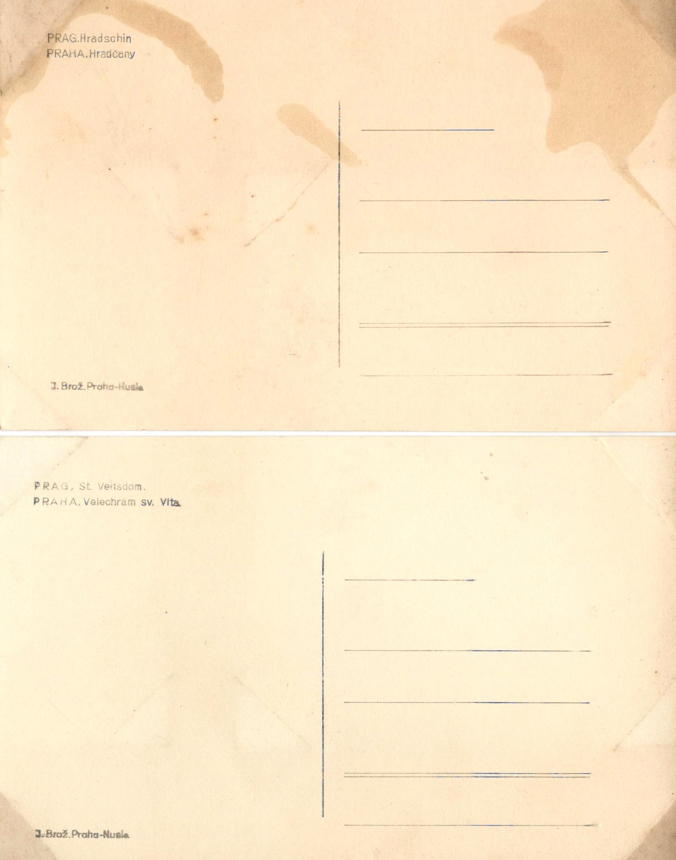 Praha Prague Czechoslovakia Vintage Unused Postcard Czech - Etsy