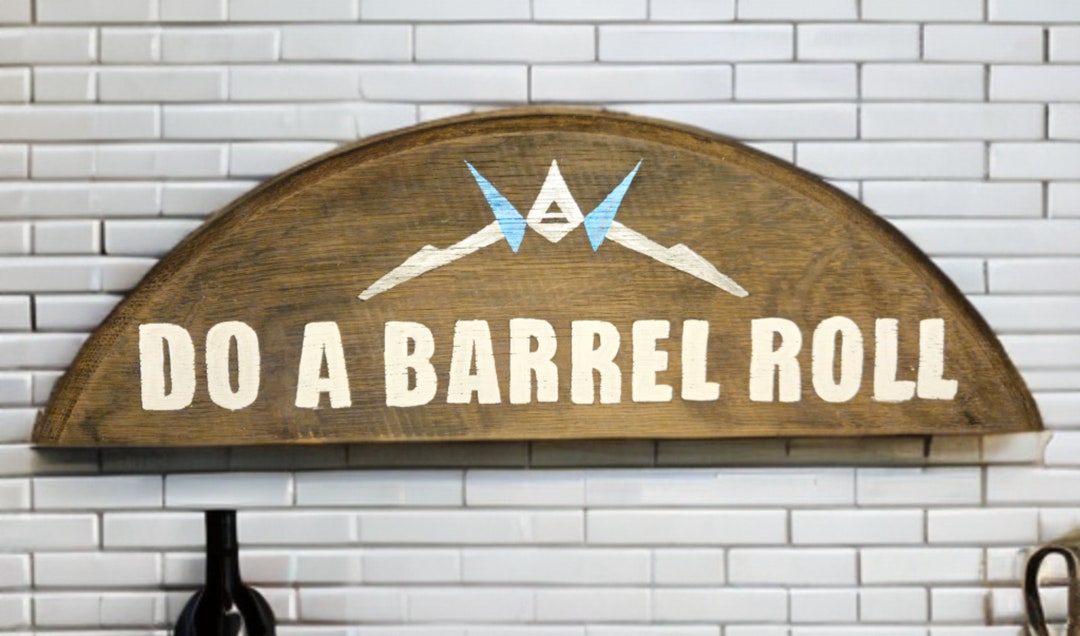 Do a Barrel Roll, Funny Video Game Bourbon Barrel Gift - Etsy