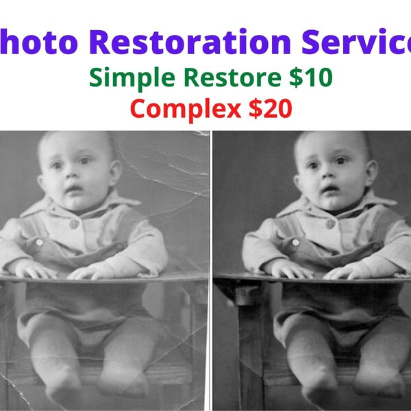 Old Photo Restoration - Etsy