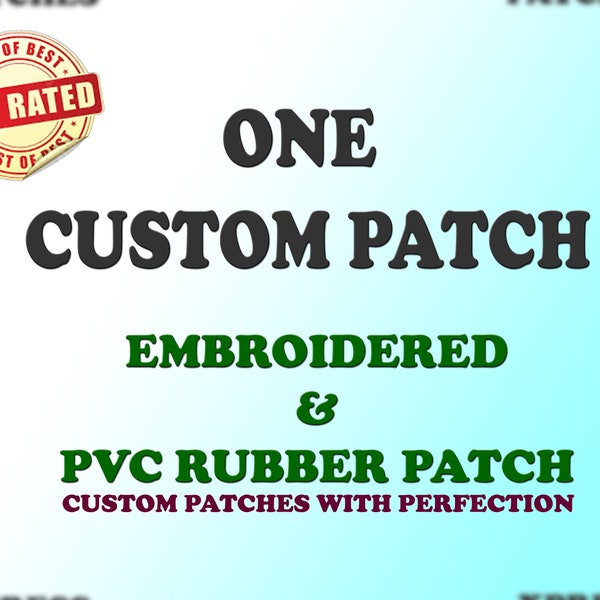 Pvc Rubber Patch Custom - Etsy