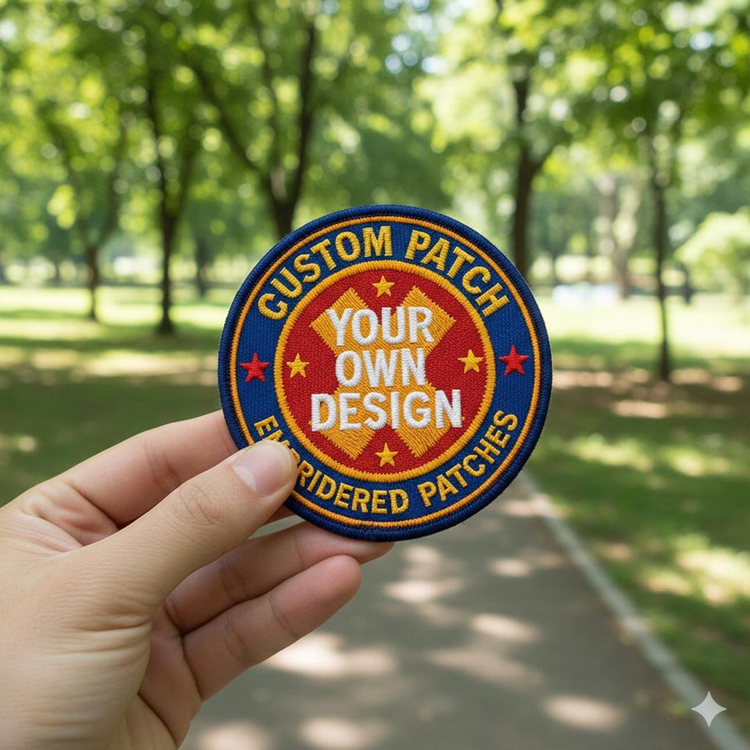 Custom Embroidered Logo Patch – Business, Party, Event Apparel Iron-on ...